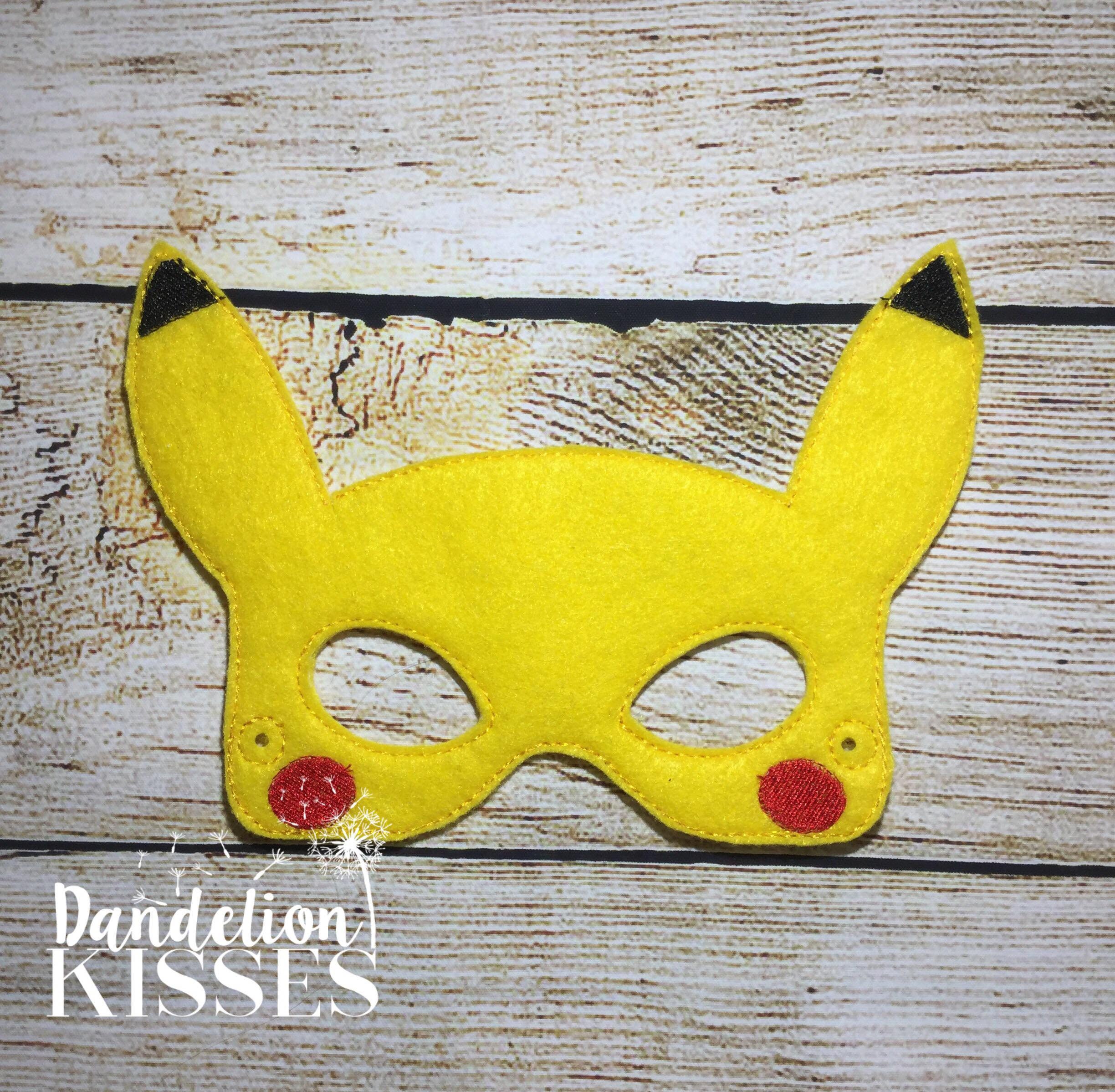 Pikachu Inspired Mask - Etsy