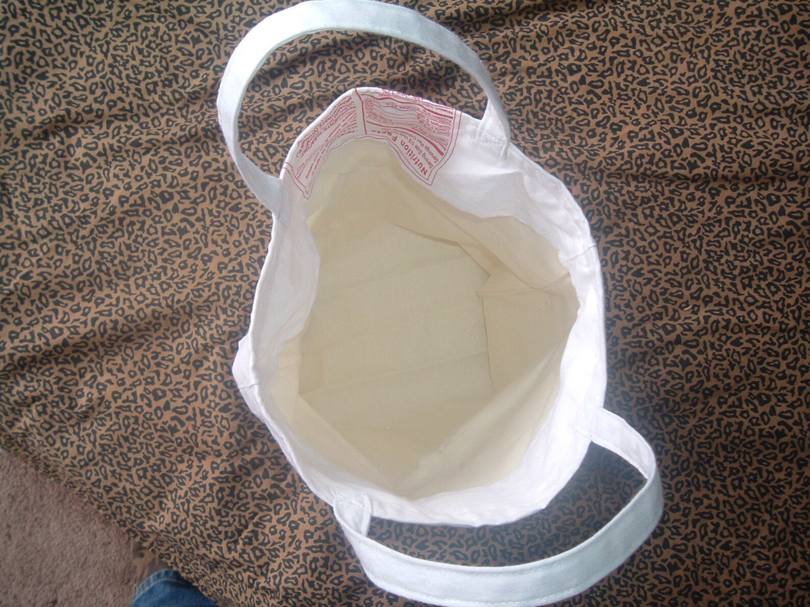 Blue Bird Flour Sack Tote Bag | Etsy