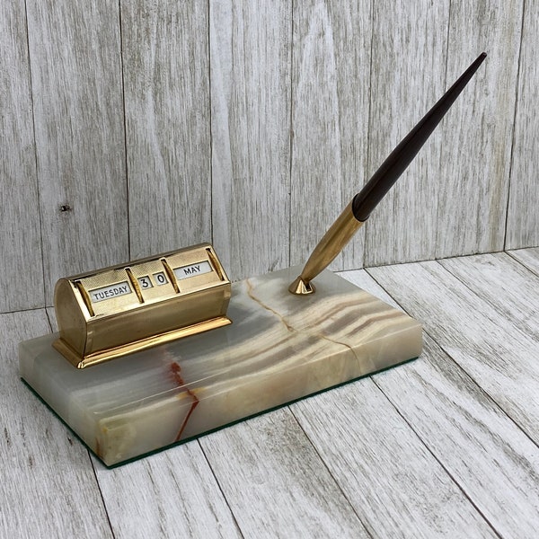 Marble Desk Set - Etsy