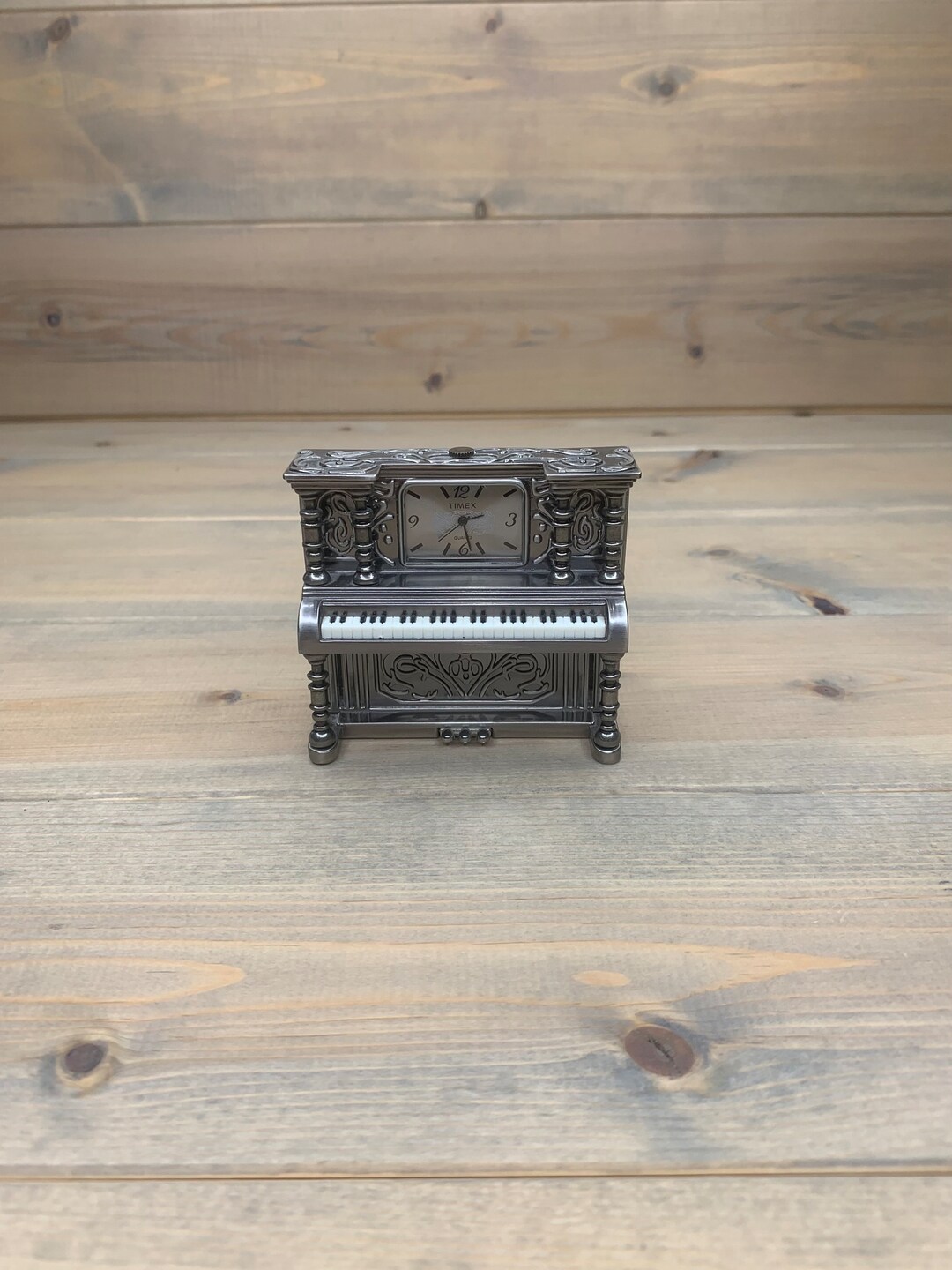 Timex Miniature Upright Piano Clock Tested and Works - Etsy