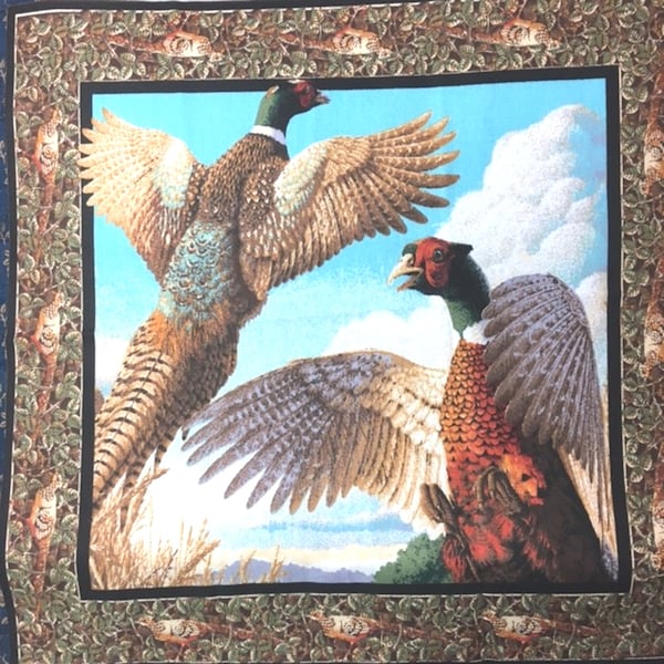 Pheasant Fabric - Etsy