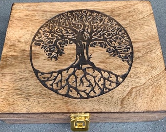 Tree of Life Wood Box - Etsy