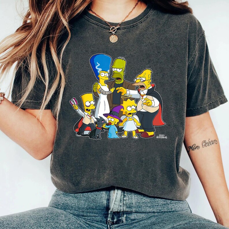 The Simpsons Family Treehouse of Horror Halloween Shirt, Halloween ...