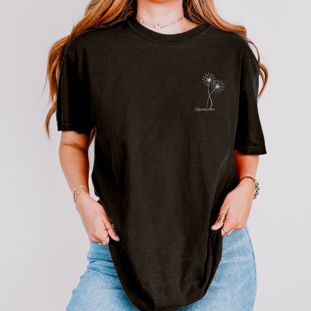 Dandelion Seed Puffs Subtle Kamala Unisex Garment-dyed T-shirt, Cute ...