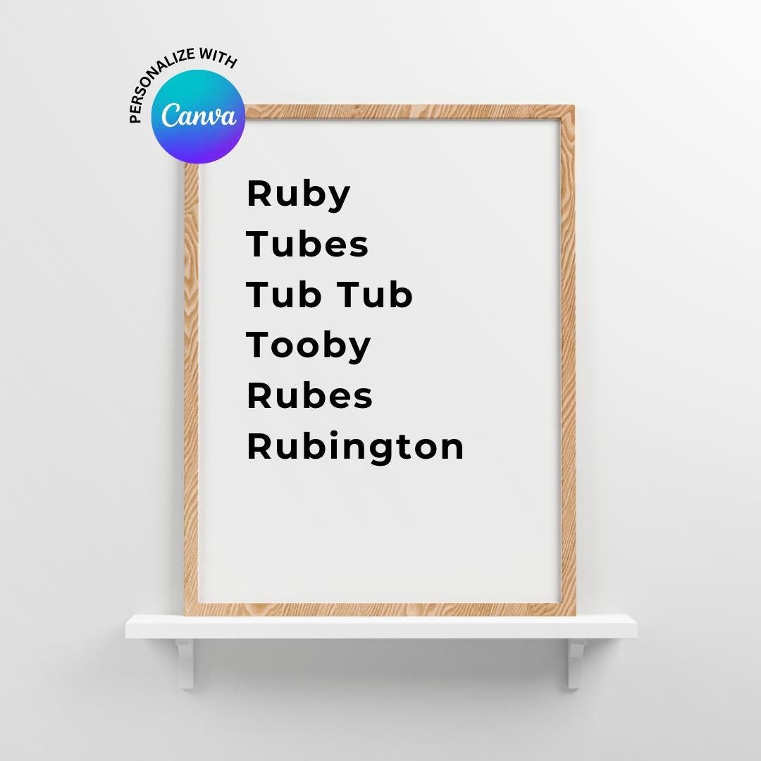 Nickname Print | Pet Names | Dog Names | Cat Names | Instant Digital ...