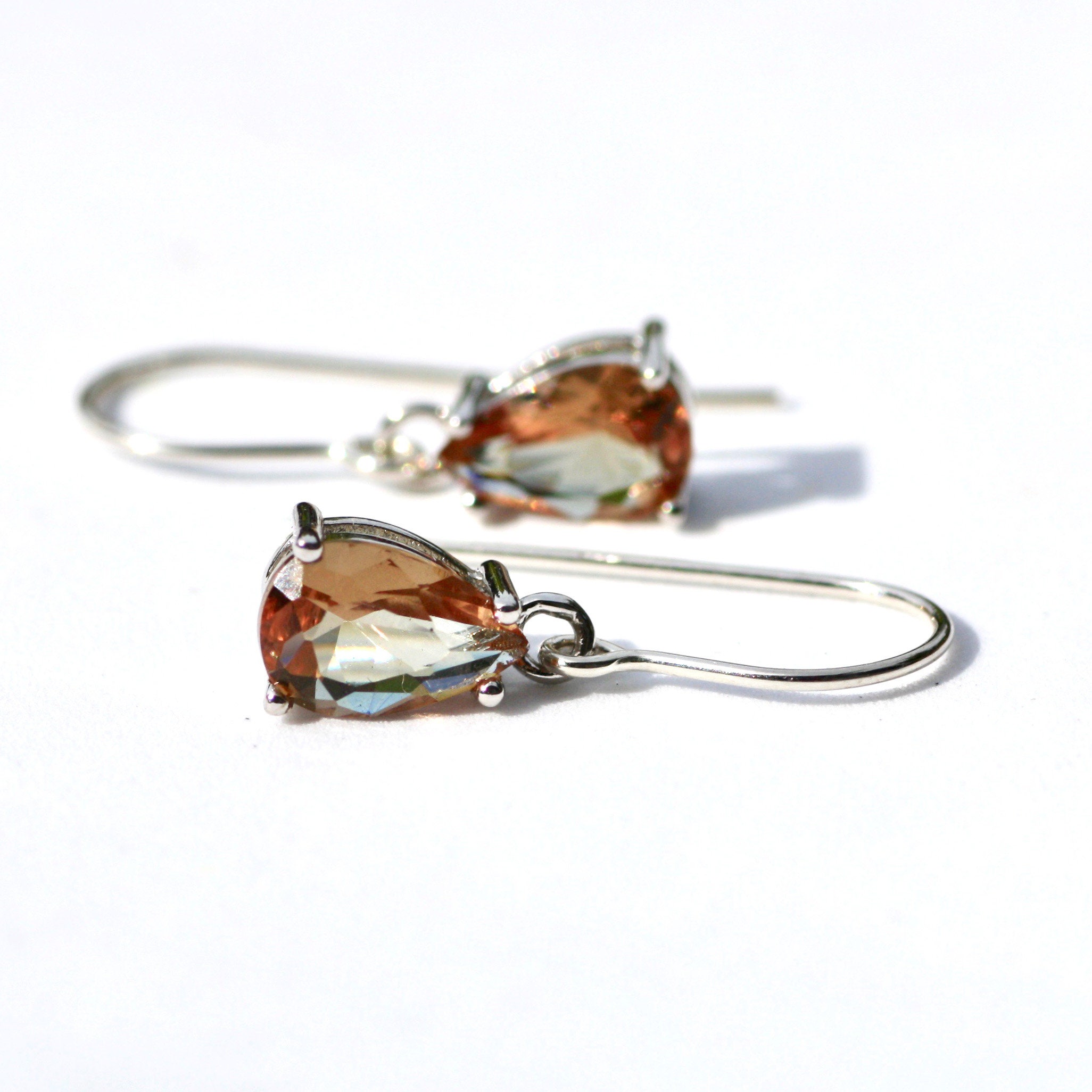 Color Change Diaspore Drop Earrings Sterling Silver 925 | Etsy