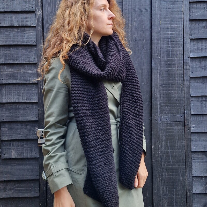 Big Crochet Scarf - Etsy