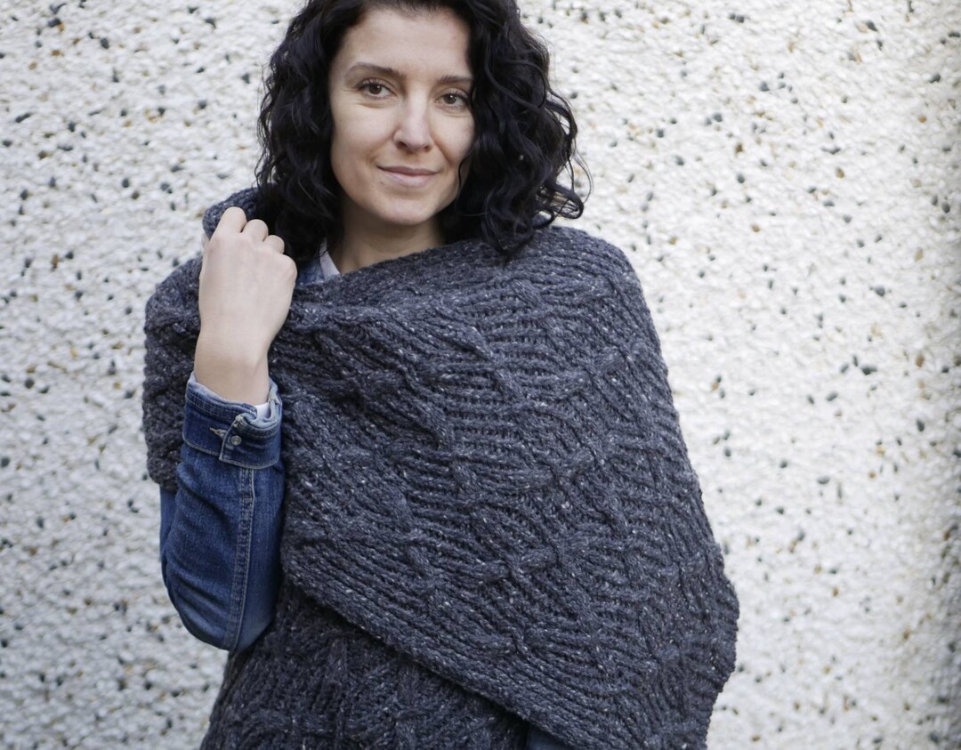 Women's Hand Knit Extra Long Scarf - Women's Scarf - Very Long Scarf ...