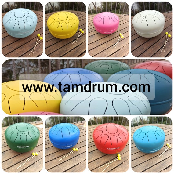 TAM Drum 10 Notas HANK HAND Instrumento Percusion Armonico | Etsy