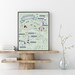 Custom Illustrated Map, Any Location, Art Illustration, Printable ...
