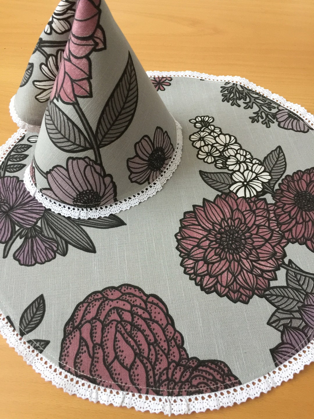 Doily White Lace Tabletop Centrepiece Cotton Floral Fabric - Etsy