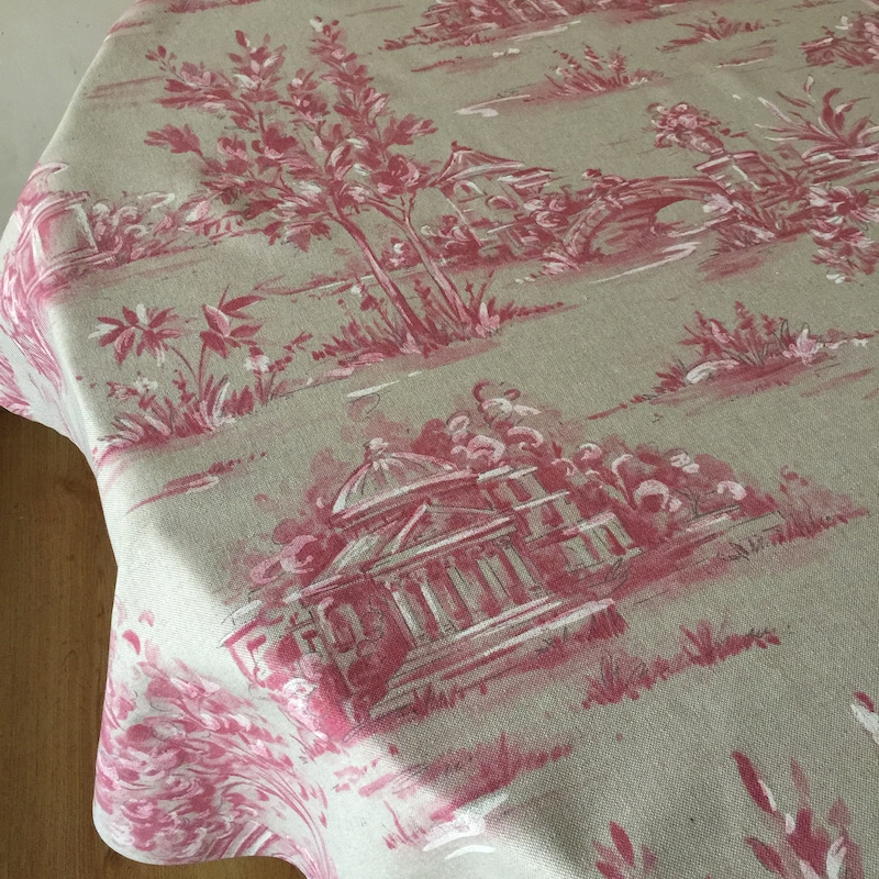 Pink Tablecloth - Etsy