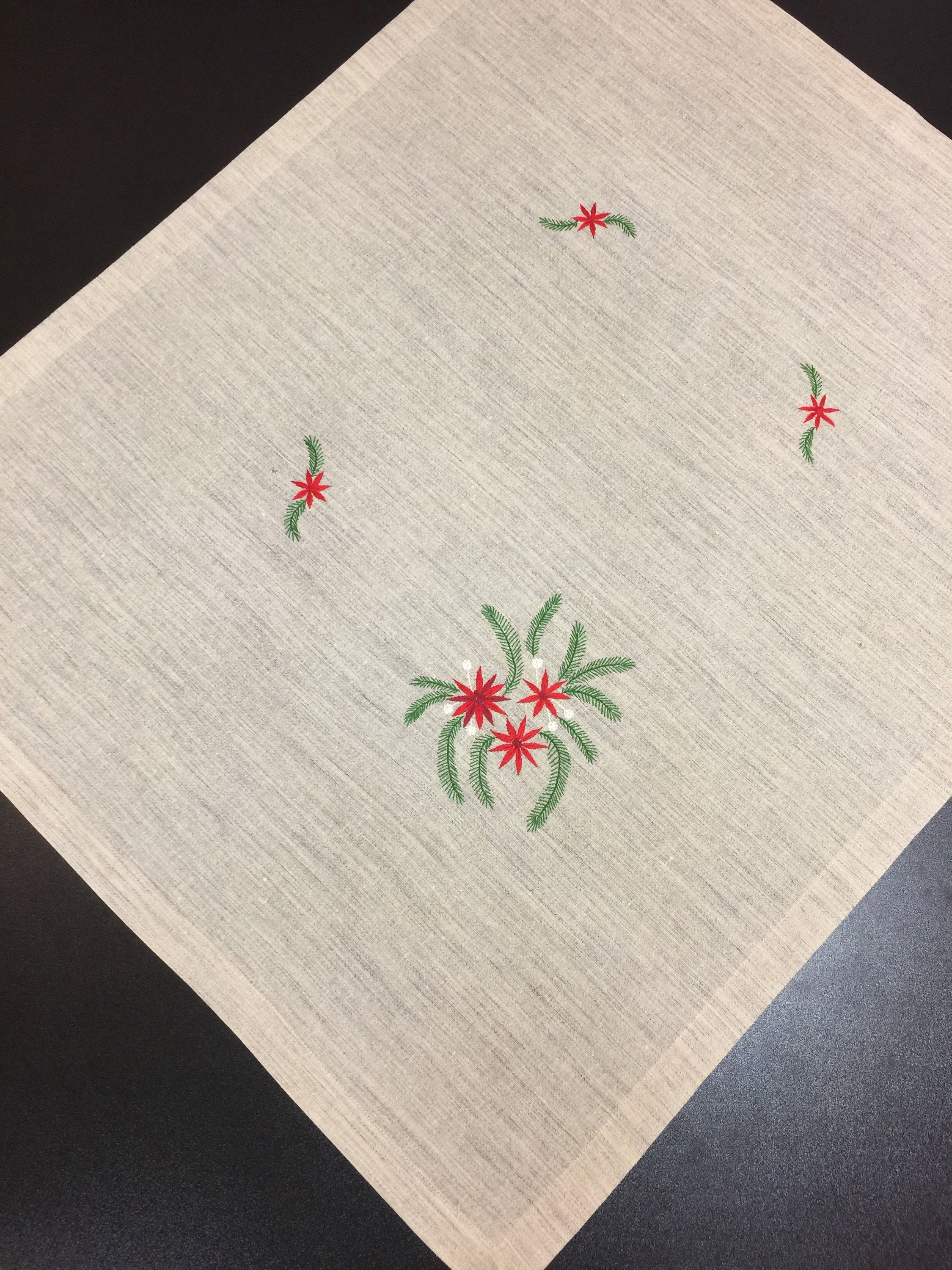 Hand Embroidered Doily Centrepiece Small Tablecloth Fabric | Etsy