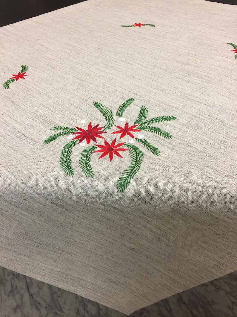 Hand Embroidered Doily Centrepiece Small Tablecloth Fabric - Etsy