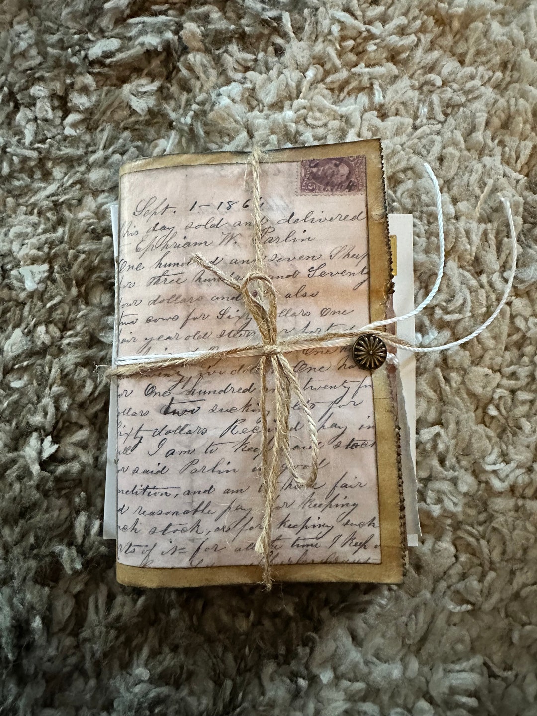 Vintage Letters Junk Journal Starter Kit With 50 Pieces Ephemera - Etsy