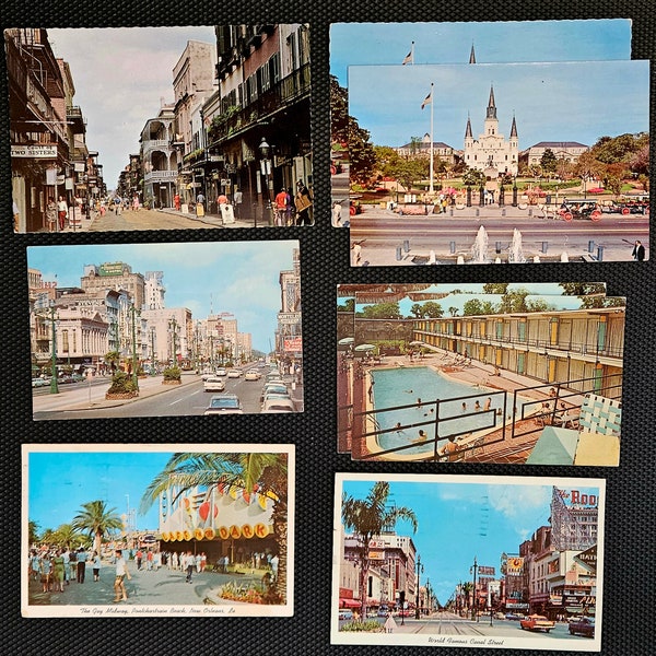 New Orleans Canal Street Postcards - Etsy