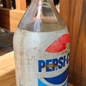 The Boss Pepsi Bottle 64 Oz 1970's Glass - Etsy