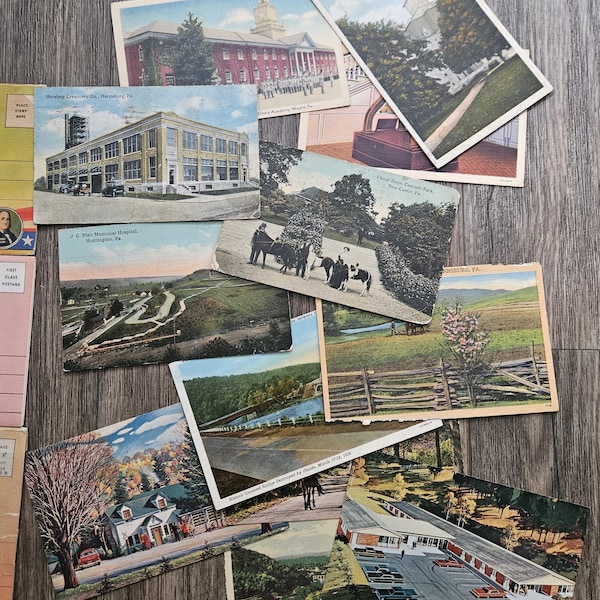 Postcard Folder - Etsy