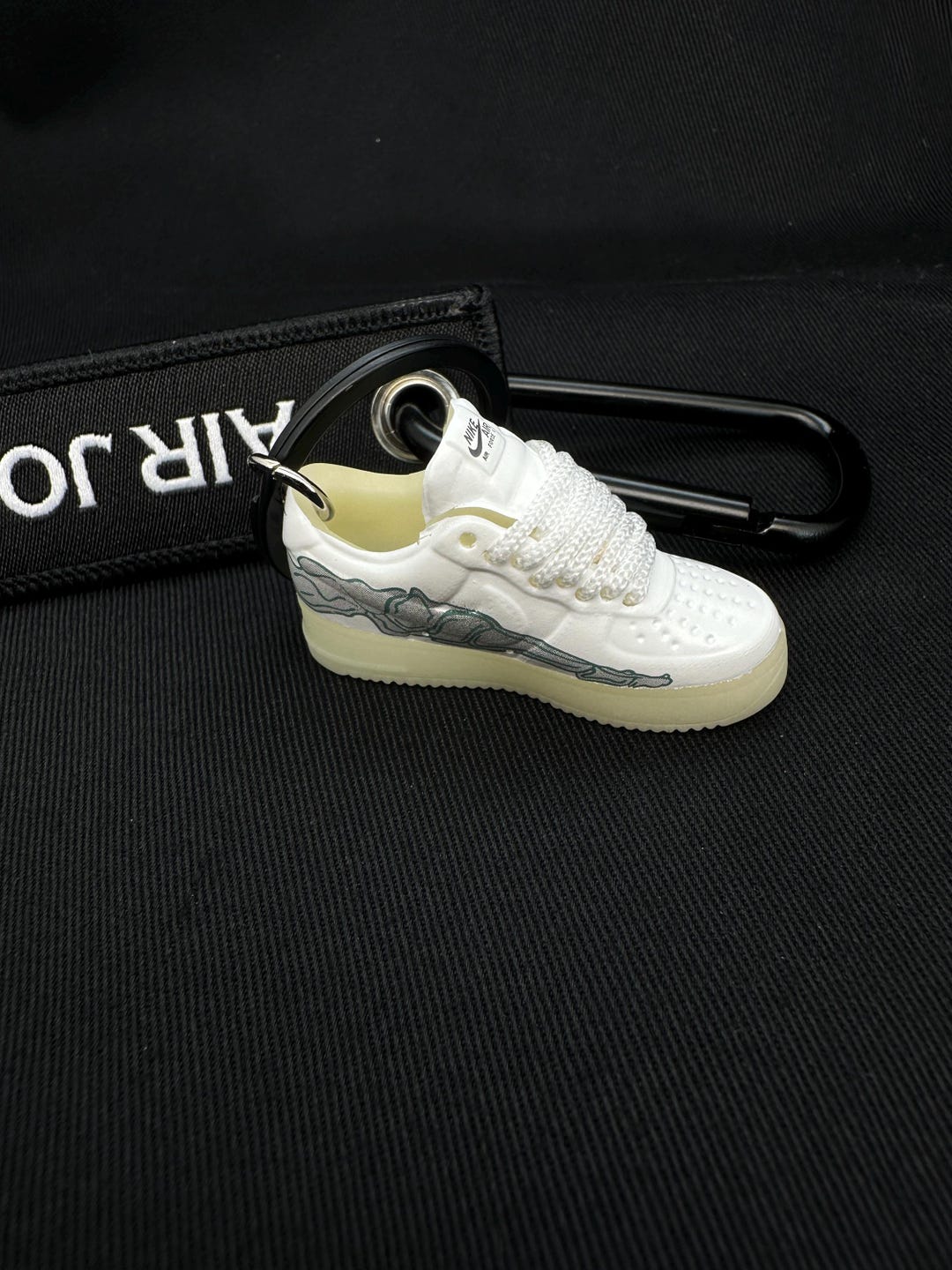 Night-glow Mini Sneaker Keychain Bag Charm Trainer Keyring – Gym Shoe ...