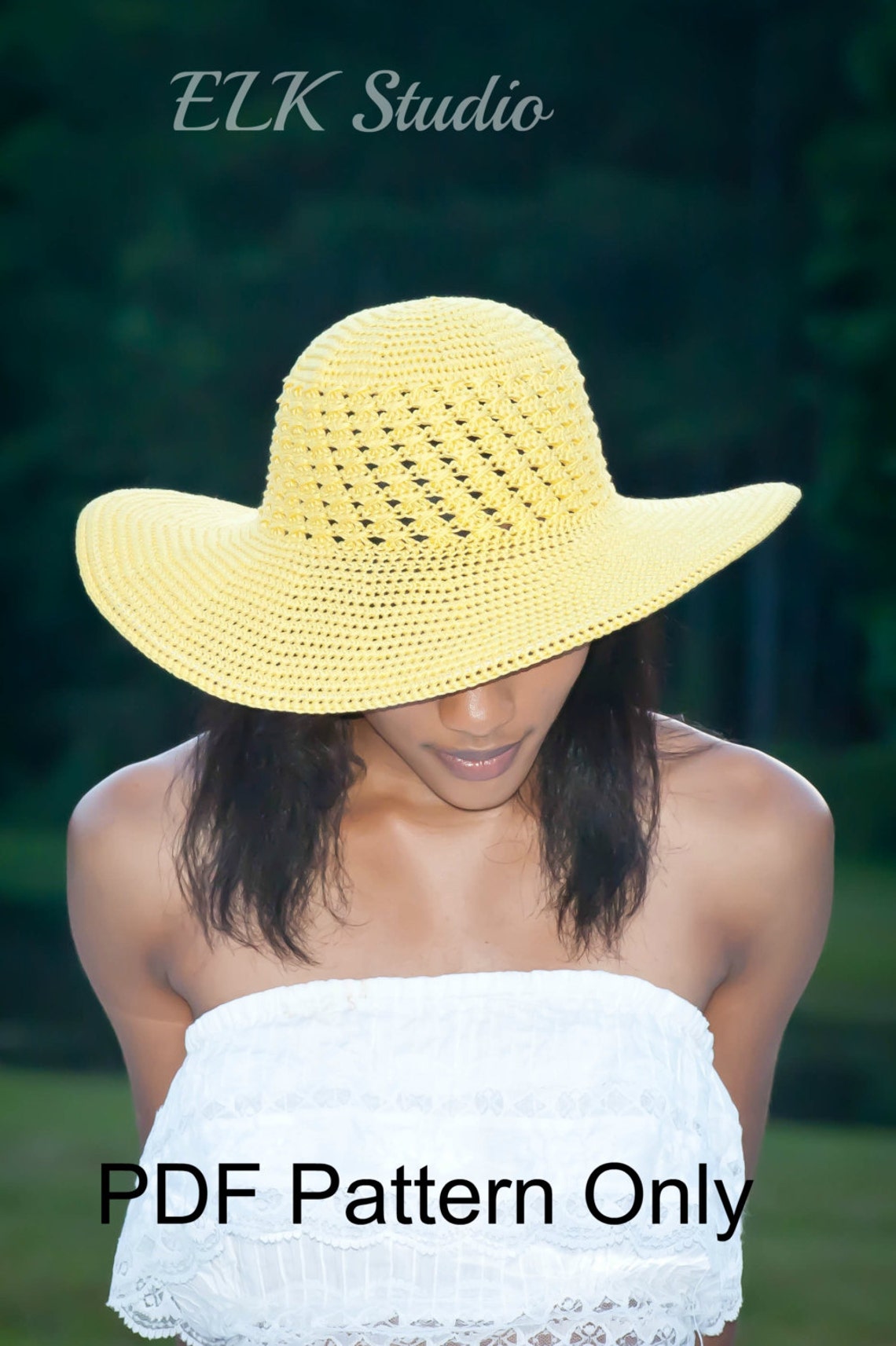 Southern and Sassy Beach Hat Pattern - Etsy