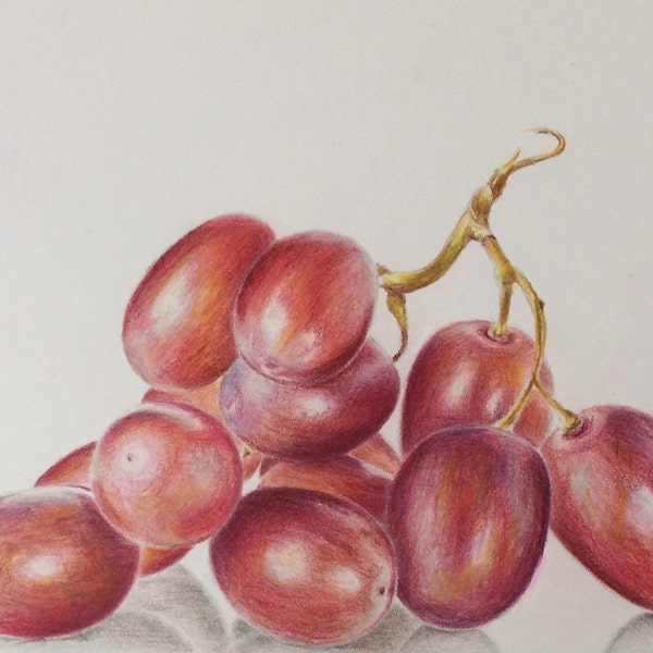 Grapes Still Life - Etsy