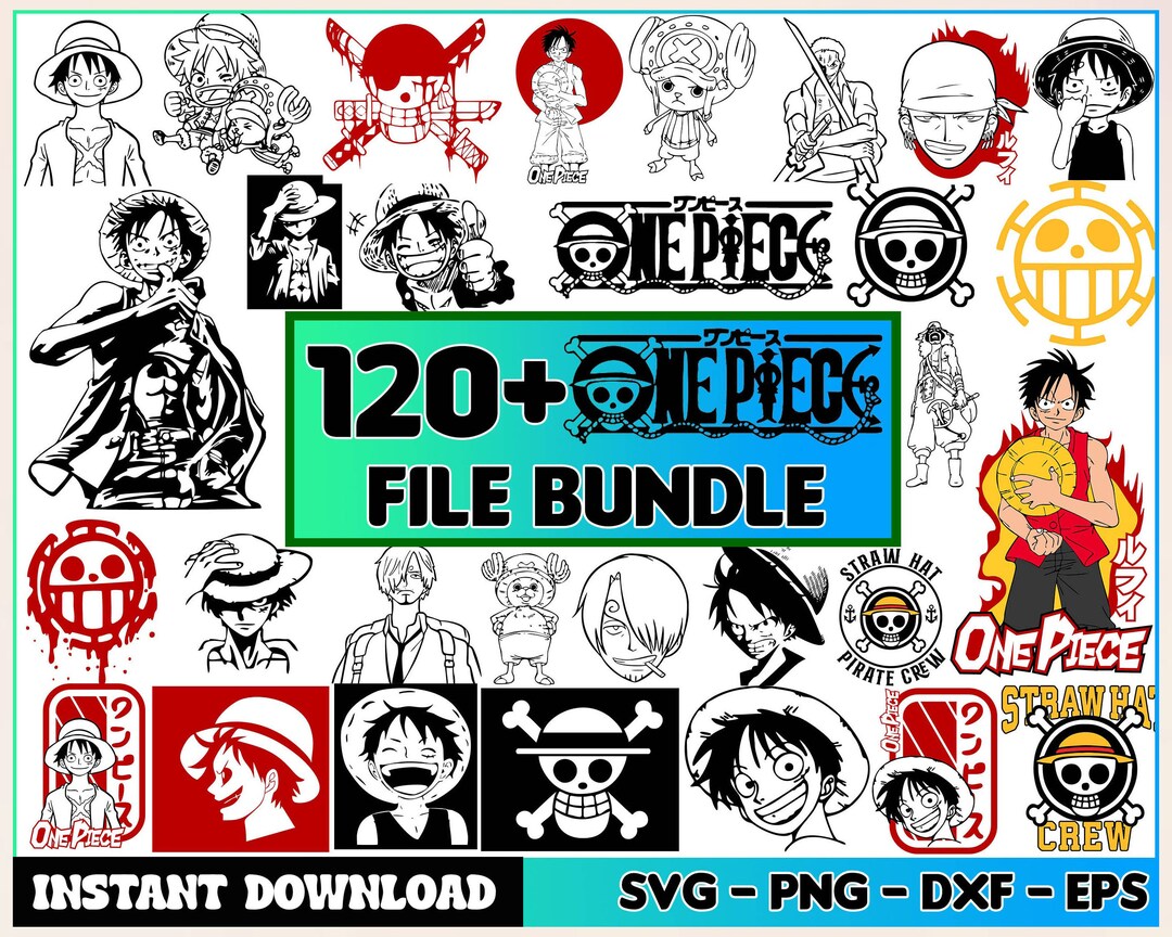 One Piece PNG, One Piece Bundle Png, Designs One-pie Ce Anime T-shirt ...