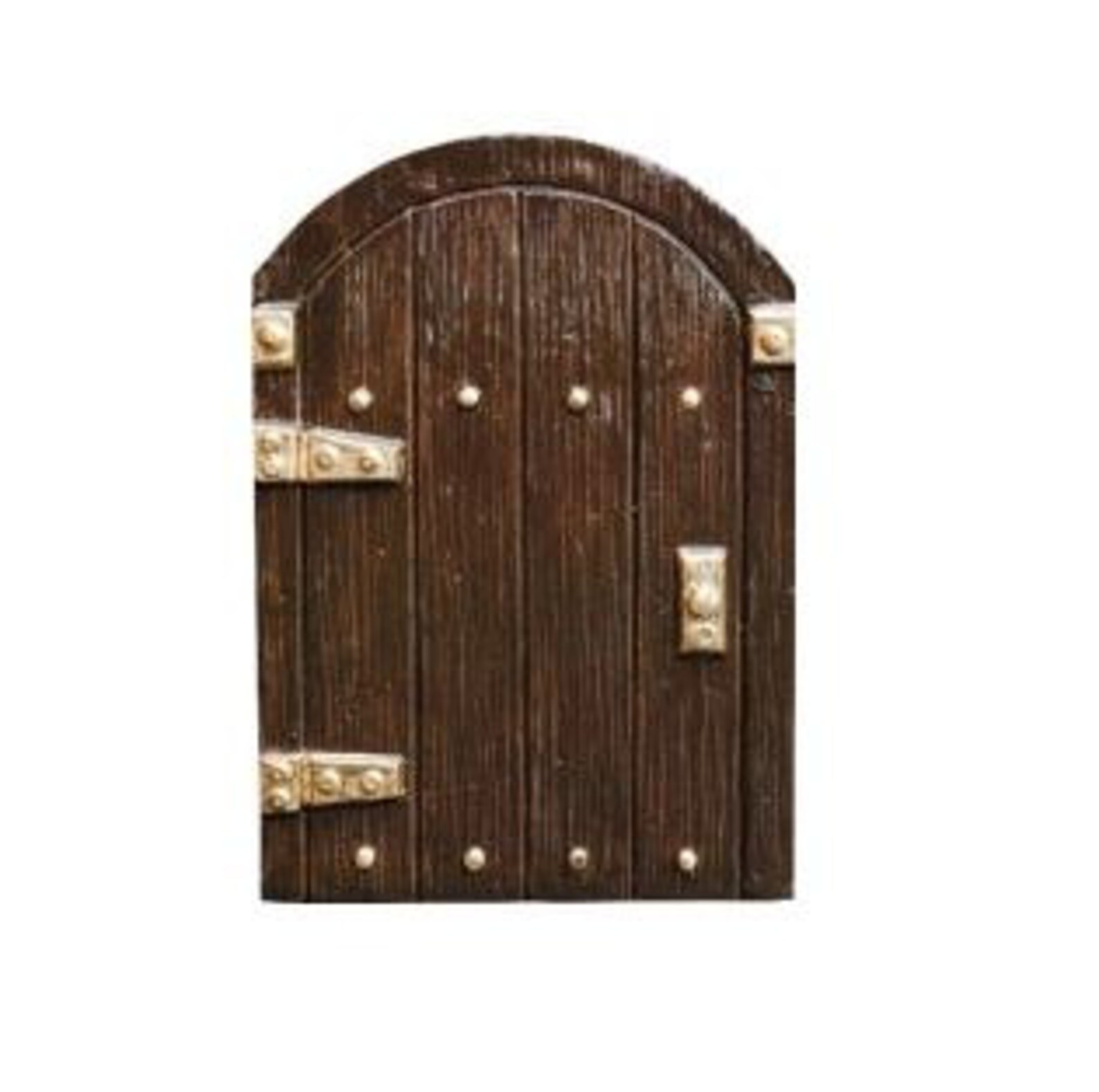 Enchanted Fairy Door Hand Painted Brown Size 3.5 Inch - Etsy