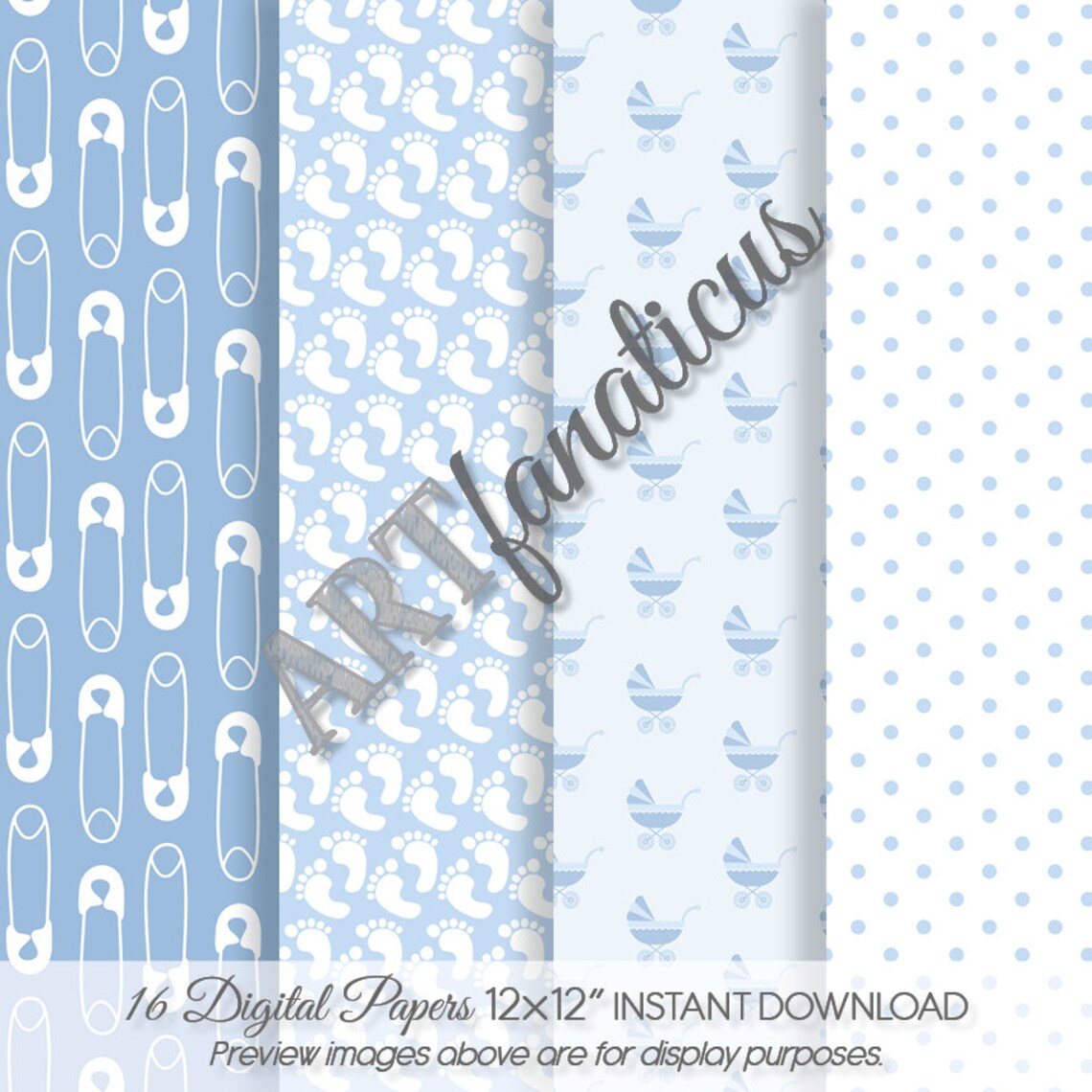 Baby Boy Papers "blue BABY Boy" White and Blue Background, Blue ...