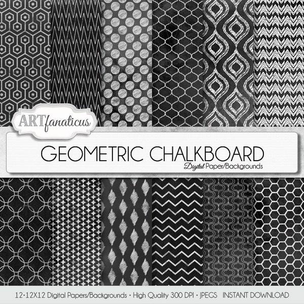 Chalk Board Papers - Etsy