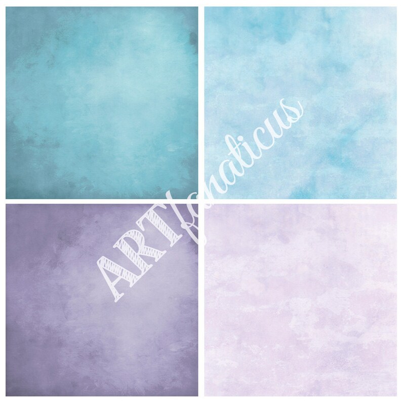 Watercolor Digital Papers "pastel Watercolor" Painted Backgrounds ...