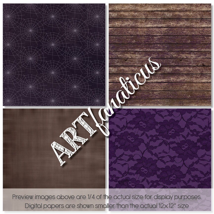 16 halloween Textures Digital Papers Orange - Etsy