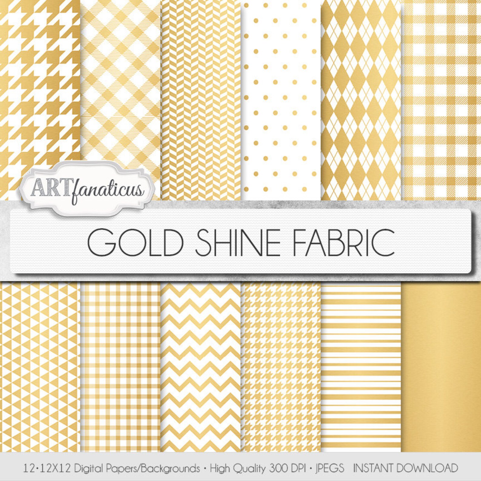 Gold Pattern Papers "gold SHINE Fabric" Gold Background, Polkadots ...