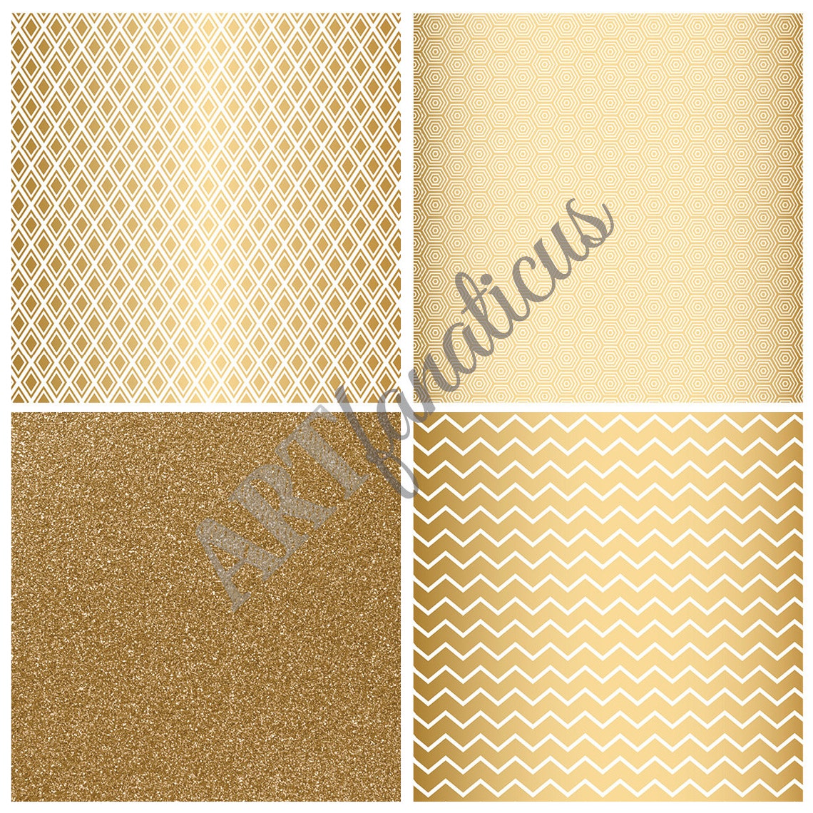 Gold Digital Paper, Christmas Gold Paper "gold Shine" Gold Background ...