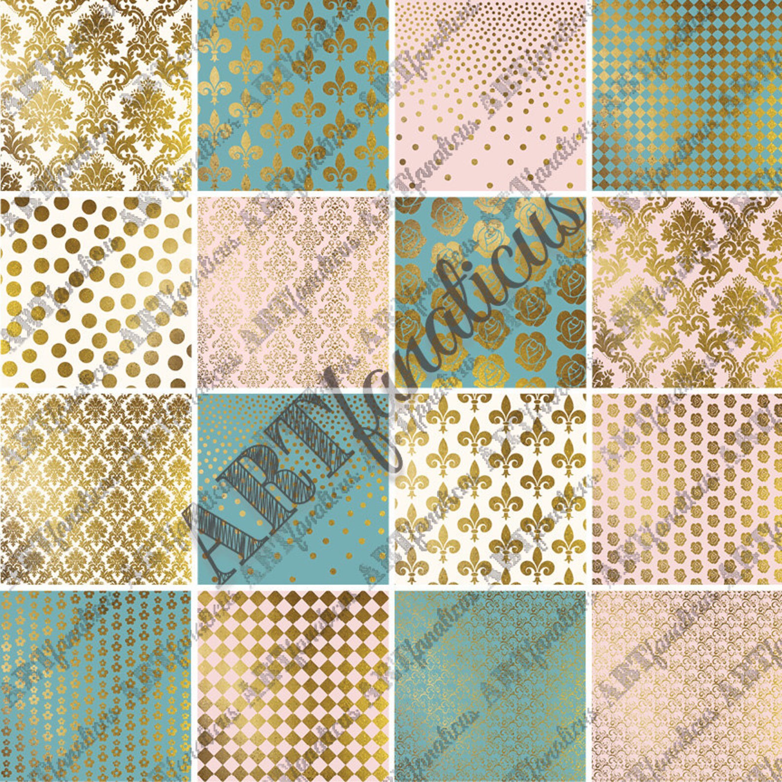 Gold Digital Papers "gold Elegance Backgrounds" Inspired by My Gold ...