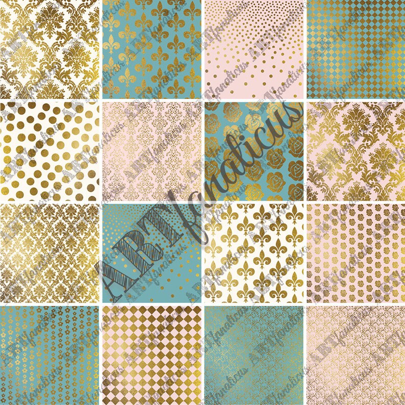 Gold Digital Papers "gold Elegance Backgrounds" Inspired by My Gold ...