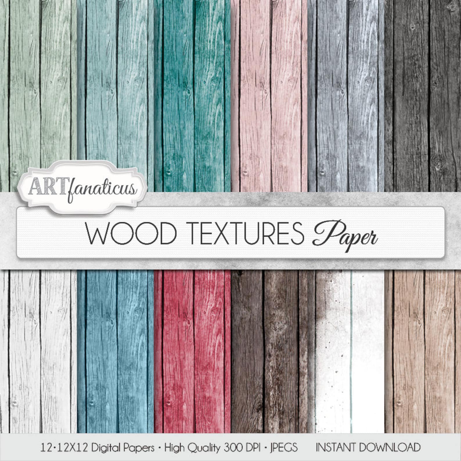 Wood Digital Papers "wood DIGITAL Paper" Wood Textured Paper, Wood ...