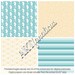 Beach Digital Papers "aqua SEA Patterns" Teal, Shells, Seahorse, Waves ...