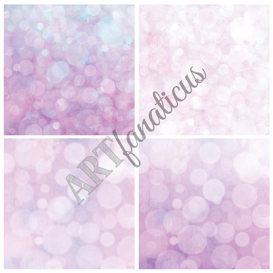Bokeh Digital Papers "watercolor Bokeh" Pink Bokeh, Green Bokeh ...