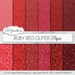 Glitter Digital Papers ruby RED Glitter Shimmering Glitter Papers With ...