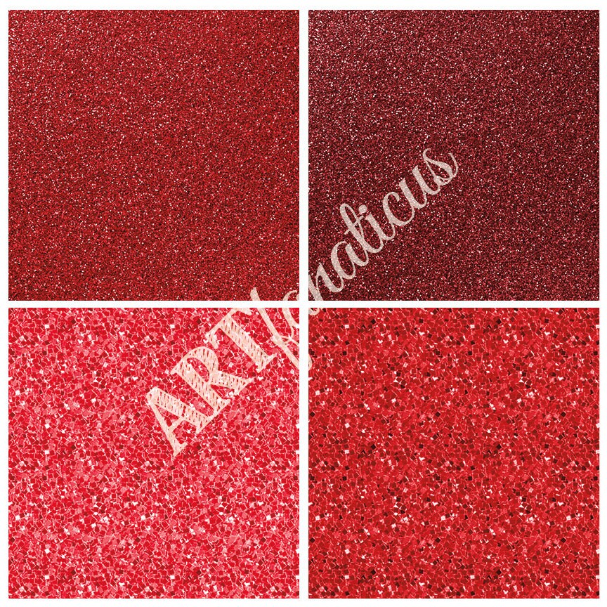 Glitter Digital Papers "ruby RED Glitter" Shimmering Glitter Papers ...