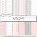 Arrows Digital Papers: "arrows", Chevron Patterns, Triangles, Geometric ...