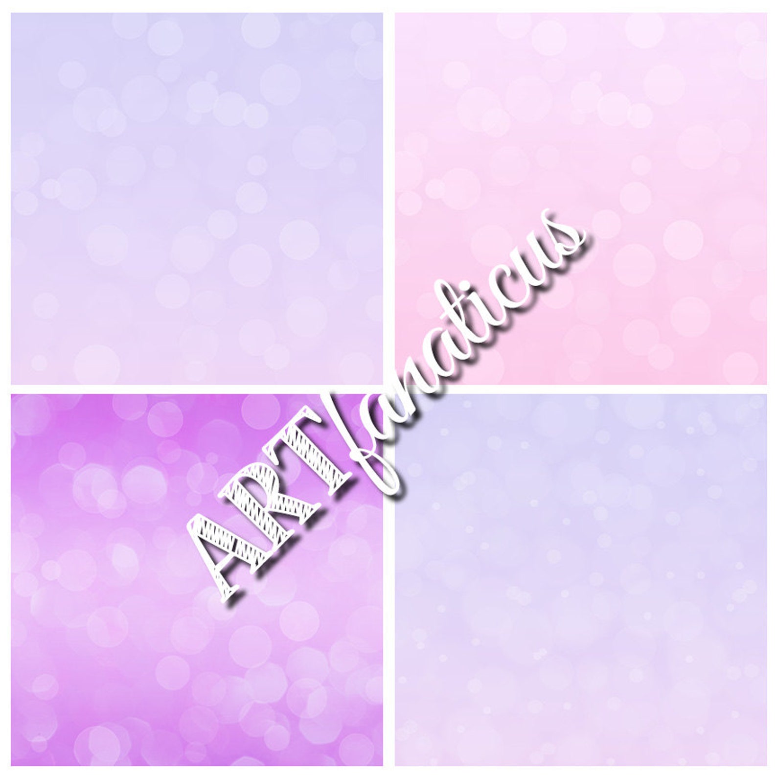 Bokeh Digial Papers "purple & PINK Bokeh" Pink Background Featuring ...