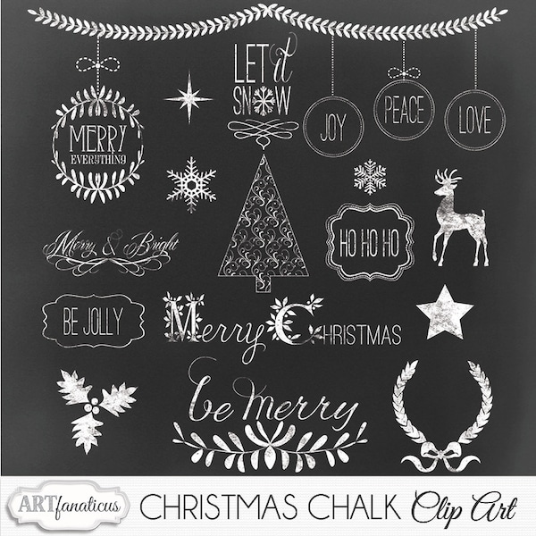 Chalk Clip Art - Etsy