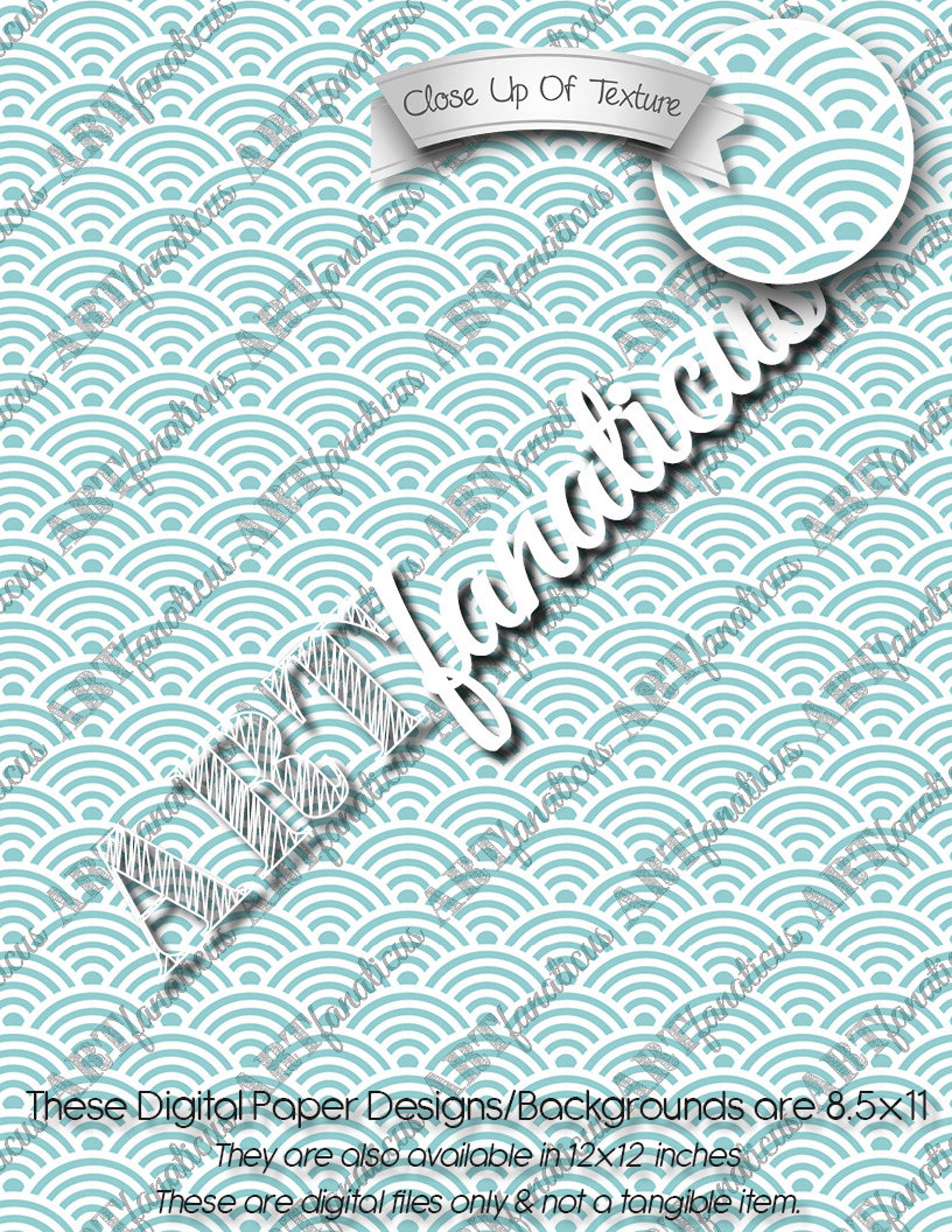 Beach Digital Papers "aqua SEA PATTERNS 8.5x11" Shells, Seahorse, Waves ...