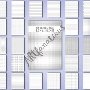 Digital Paper "classic Journal Pages" Digital Journal Pages, Lined ...