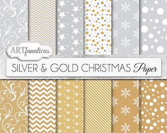 Gold Confetti Digital Paper. Gold Metallic Dot Confetti - Etsy