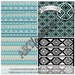 Tribal Digital Paper "aztec" Digital Paper Tribal Designs in Blue ...