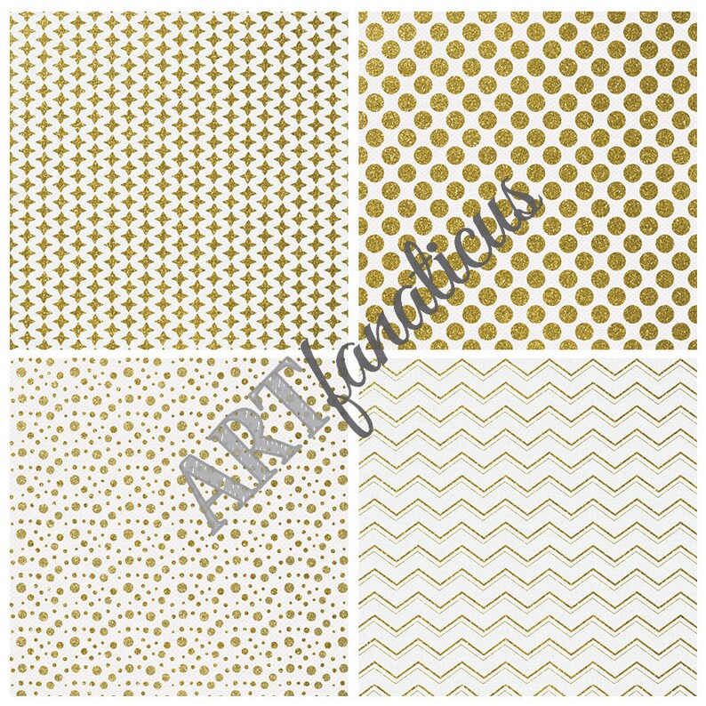 Gold Glitter Papers "gold GLITTER Patterns" White Gold Glitter Patterns ...