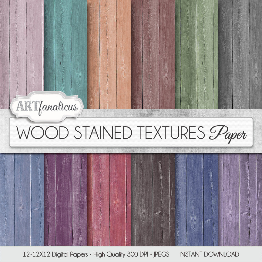 Stained Wood Papers "wood STAINED Textures" Wood Stained Textured Paper ...