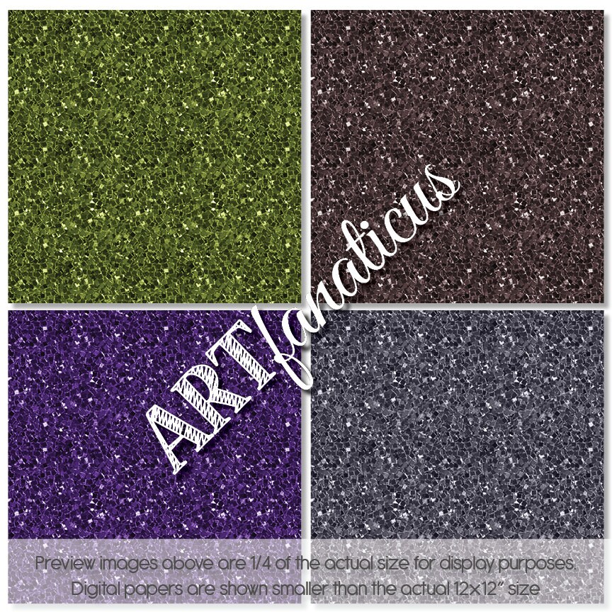 Halloween Glitter Digital Papers halloween Glitter Sparkling Paper ...